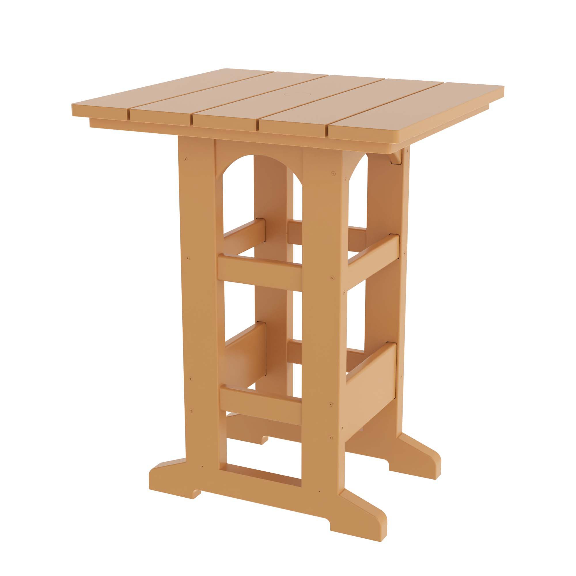 Counter height square folding table store